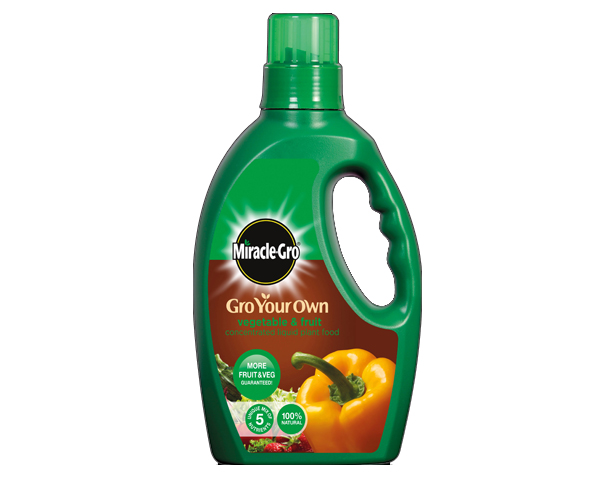 MIRACLE-GRO VEGETABLE AND FRUIT CONCENTRATE 1L - GROW YOUR OWN - il-Qronfla